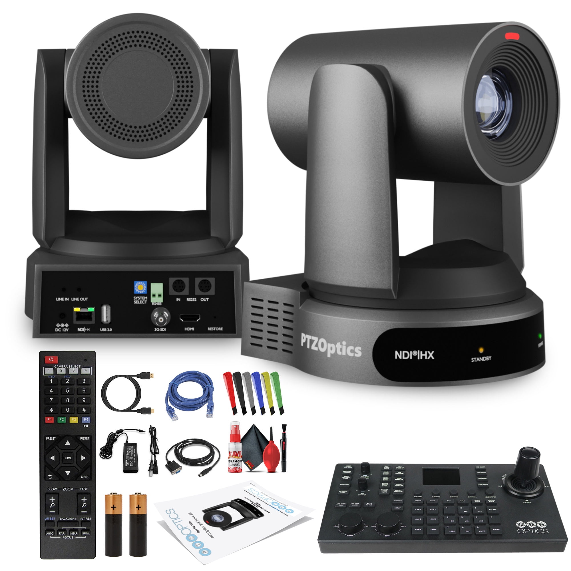 PTZOptics Move 4K PTZ Camera with 30x Zoom (Gray) (PT30X-4K-GY-G3 ...