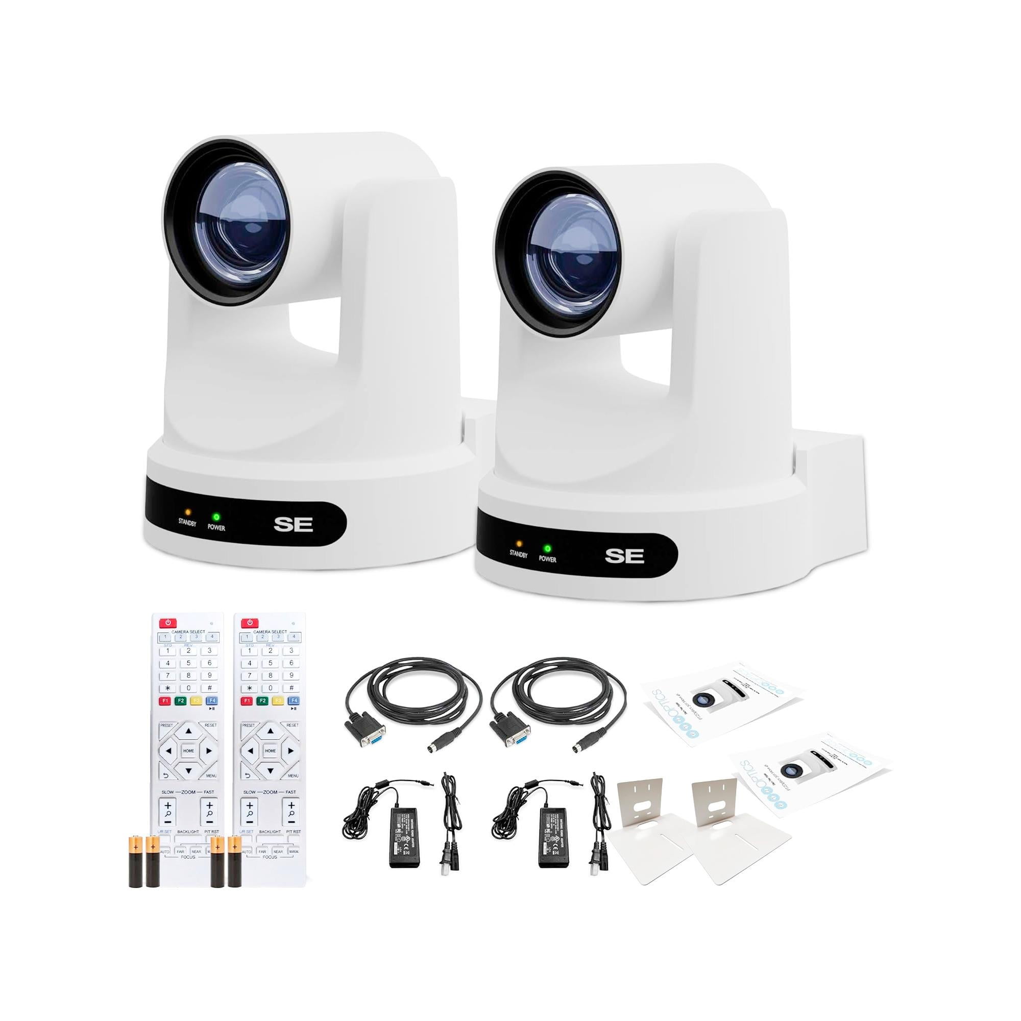 PTZOptics Move SE 30x 1080p Full HD Advanced PTZ Auto-Tracking Pan Tilt ...