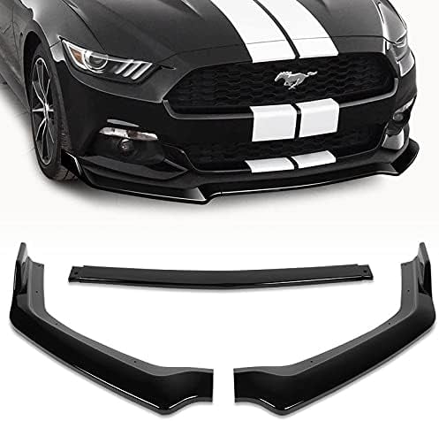 PU/515/PBK Painted Black GT-Style Front Bumper Body Kit Splitter Lip ...