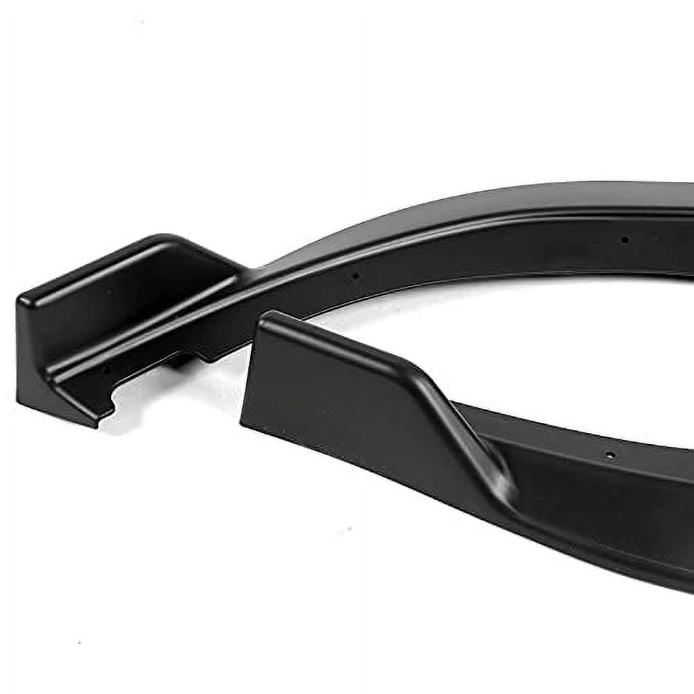 PU/553 Unpainted Matte CK-Style Black Front Bumper Body Kit Splitter ...