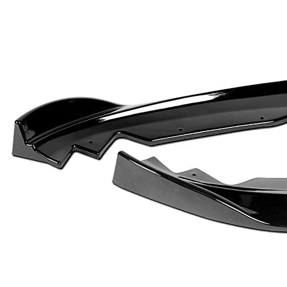 PU/699/PBK Painted Black Front Bumper Body Kit Splitter Lip 3PCS ...