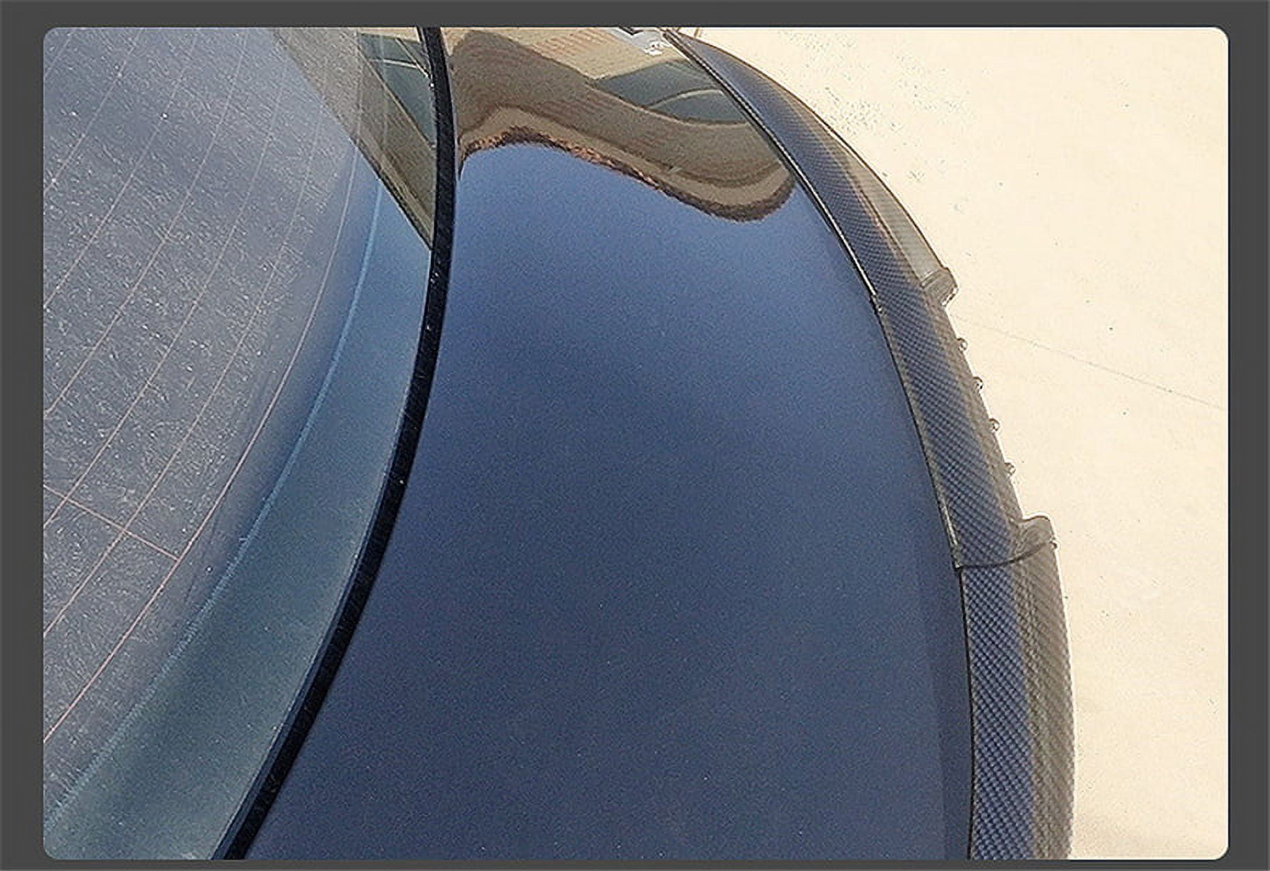 PU Adjustable Car Rear Roof Lip Blade Spoiler Lip Wing Tail Carbon ...