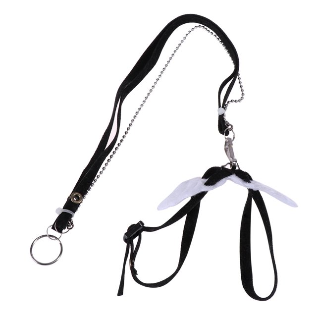 PU Animal Reptile Harness Angle Wings Shape Adjustable Handmade Strap ...
