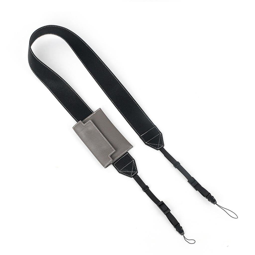PU Camera Neck Shoulder Straps with Card Holder for DSLR SLR Cameras ...