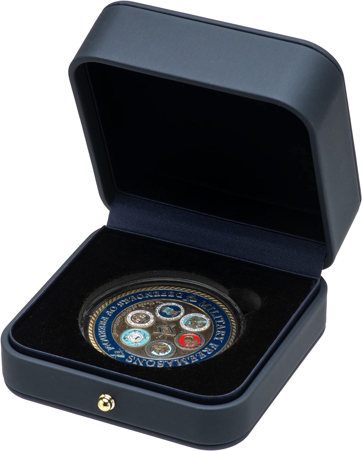 PU Coin Presentation Display Box Holder with Coin Capsule - Walmart.com