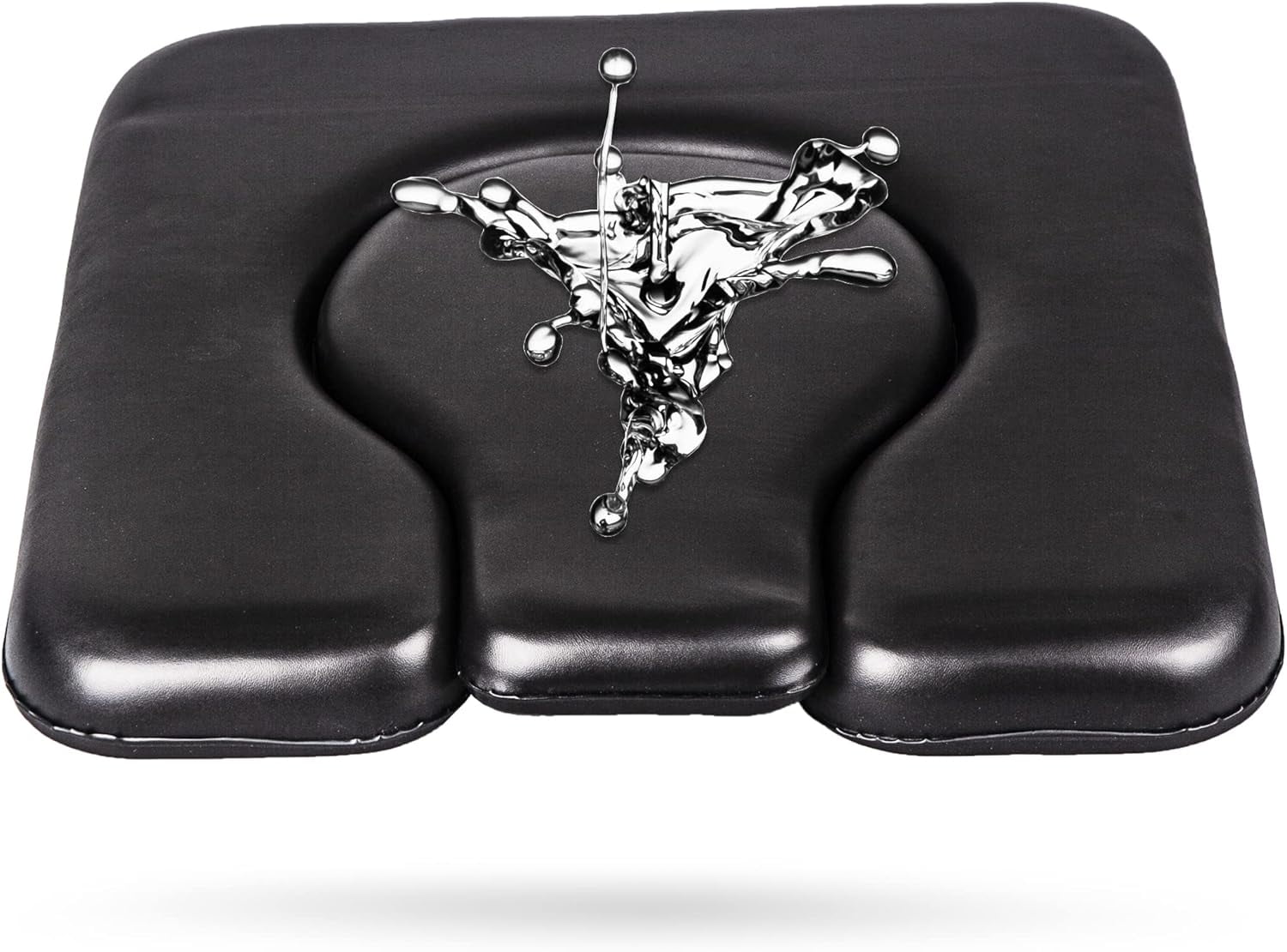 PU Commode Chair Cushion Universal Fit, Thick Sponge Padded Soft Pad ...