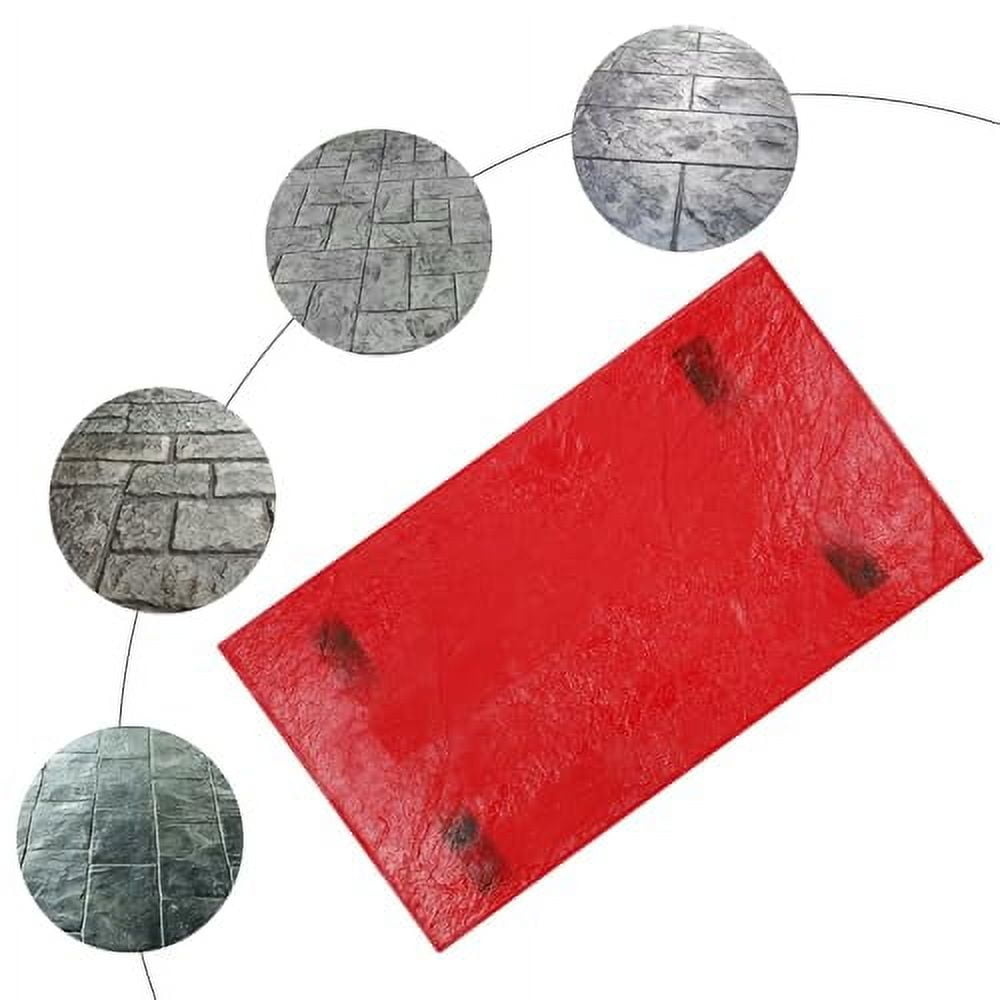 Rubber Cement Texture Pad Concrete Texture Stamp Mat - Rubber Pattern ...