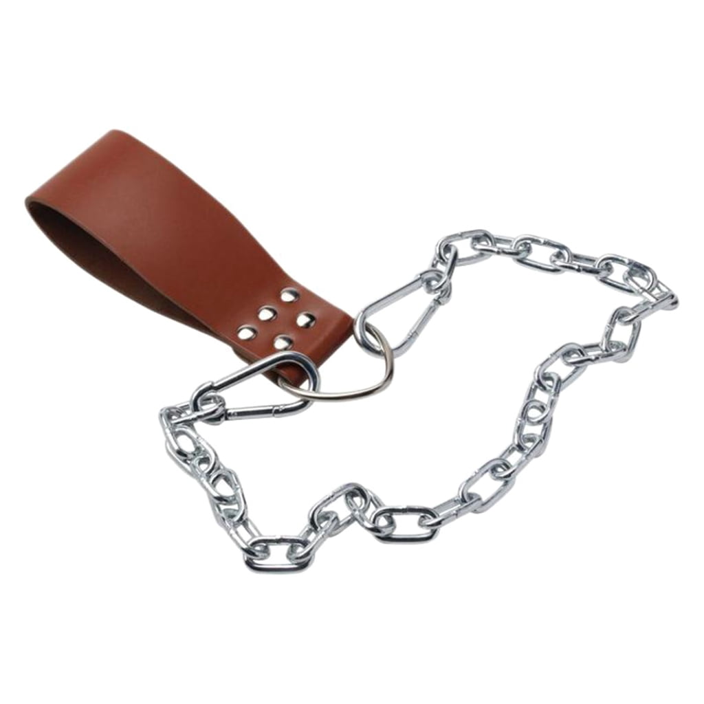 PU Dumbbell Loading Strap Weight Lifting Belt With Chain Strength ...