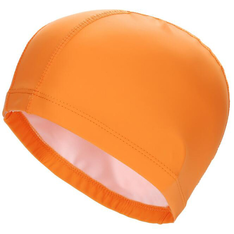 PU Fabric Swimming Cap Men Women Waterproof Swim Pool Hat Water Sport ...