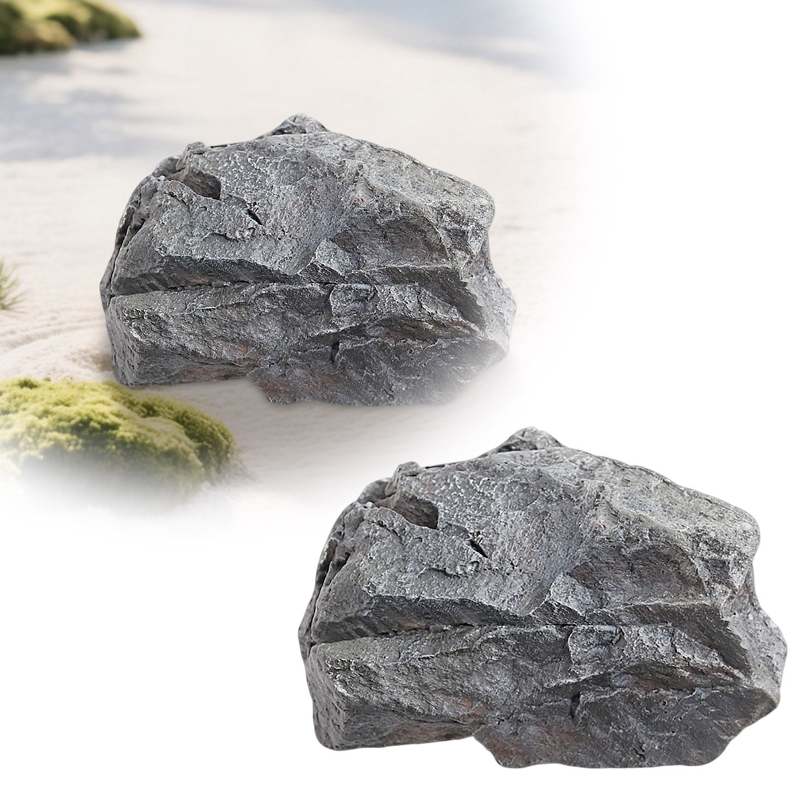PU Foam Rocks for Landscaping - Realistic Artificial Rock Cover for Yard DÃ©cor, Well Pumps ...