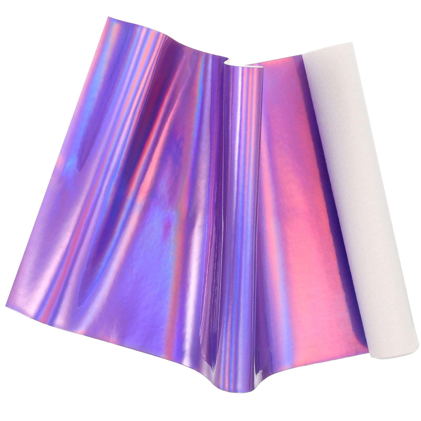 PU Glitter Sheet Iridescent Craft Fabric DIY Luggage Clothing Fabric for Costume Making ...