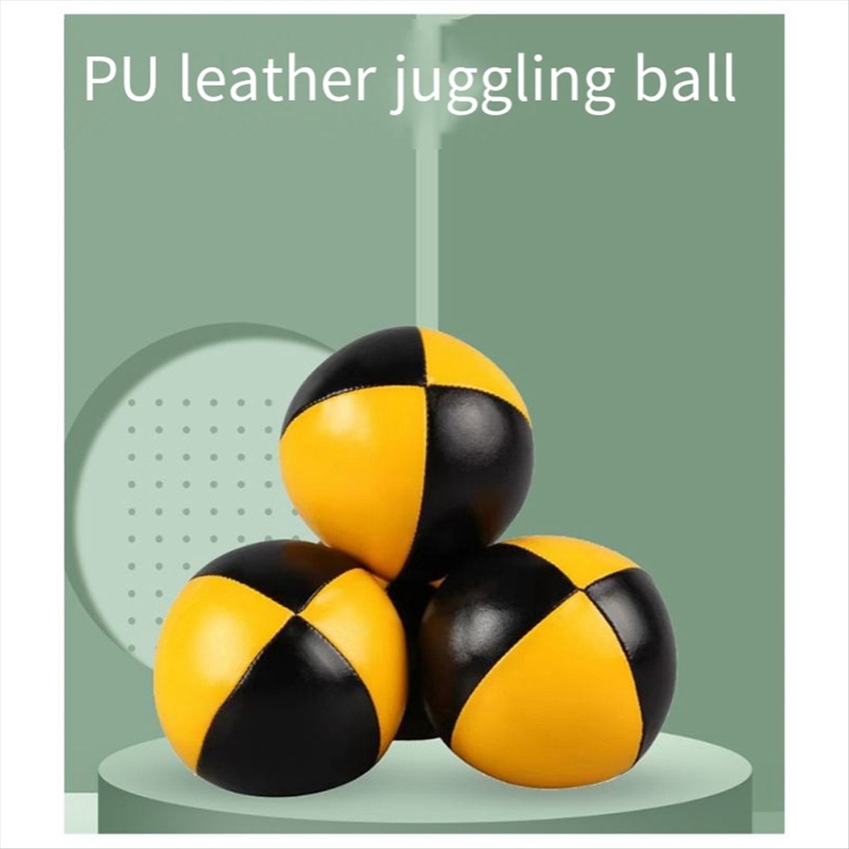 PU Hand Throwing Ball Elastic Soft Rubber High-End Magic Juggling Ball ...