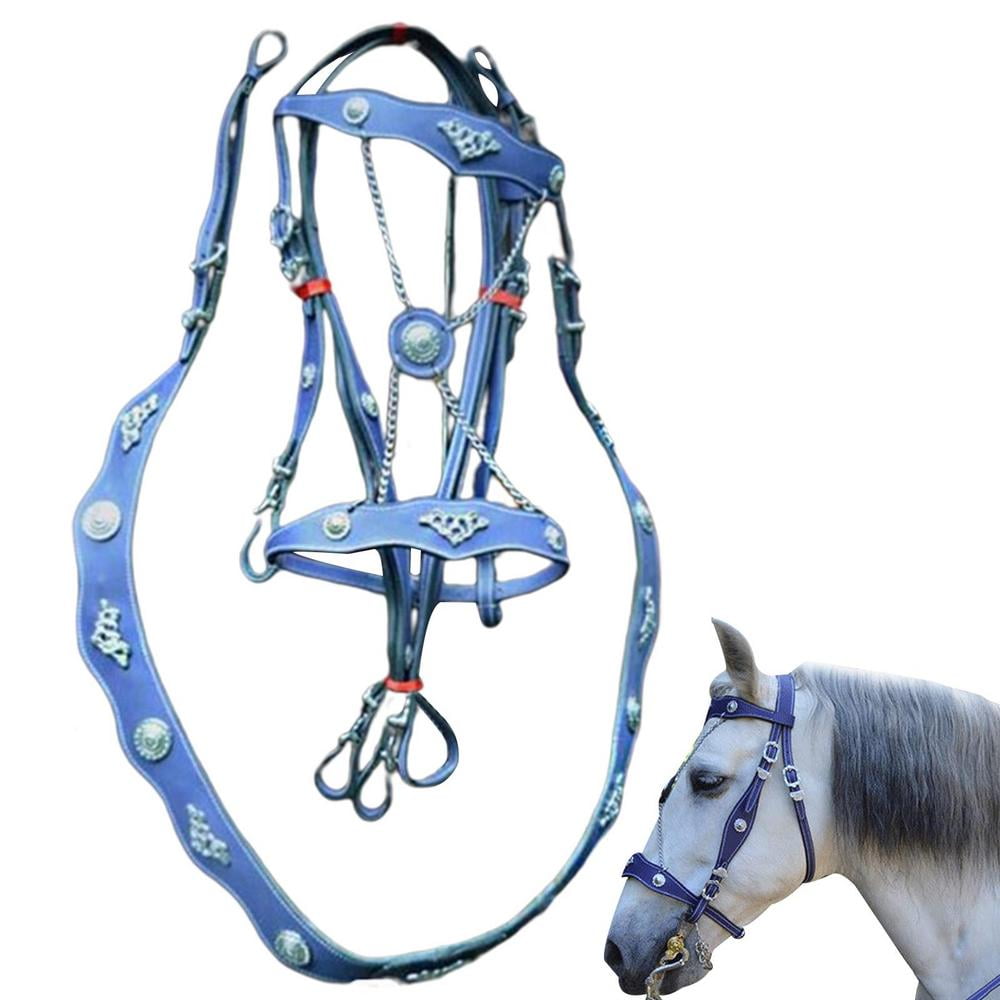 PU Horse Reins, Adjustable Equestrian Reins - Walmart.com