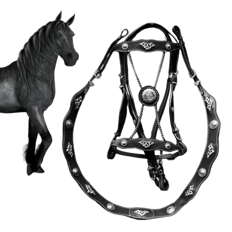 PU Horse Reins, Adjustable Equestrian Reins - Walmart.com
