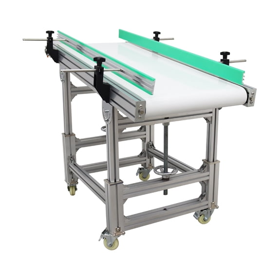 PU Inclined Wall Conveyor Belt Aluminum Conveyor Machine Industrial ...