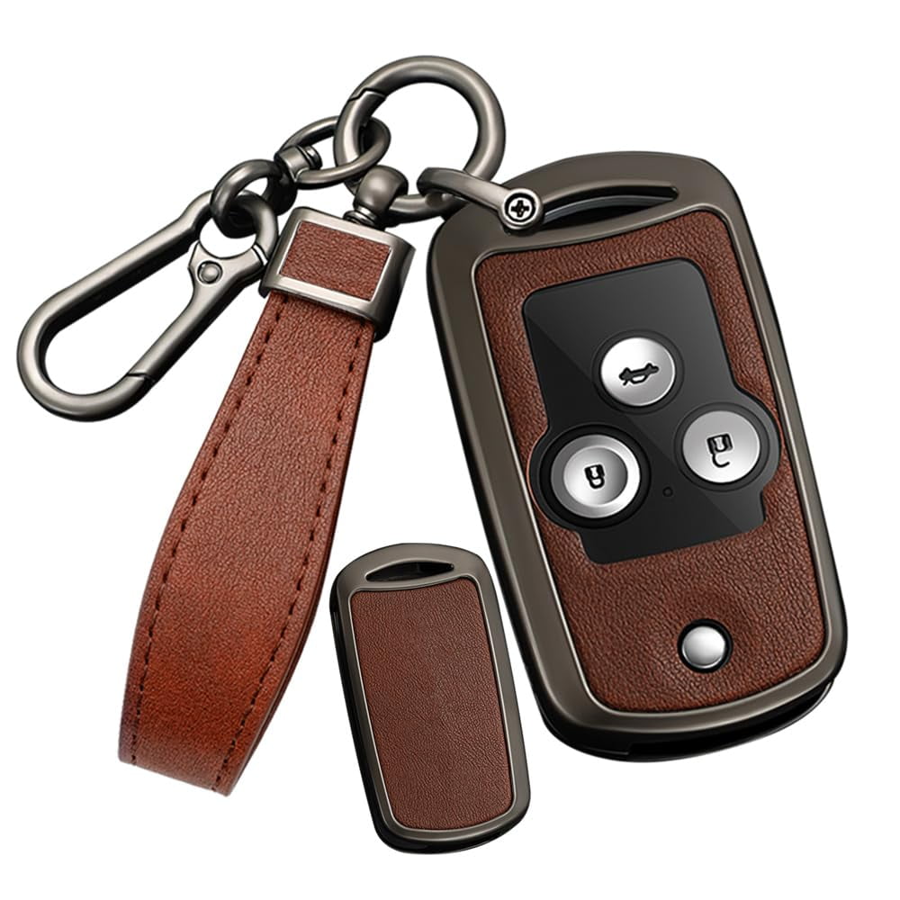 PU Leather 2/3 Button Flip Key Fob Cover Fit for Acura TL TSX ZDX MDX ...