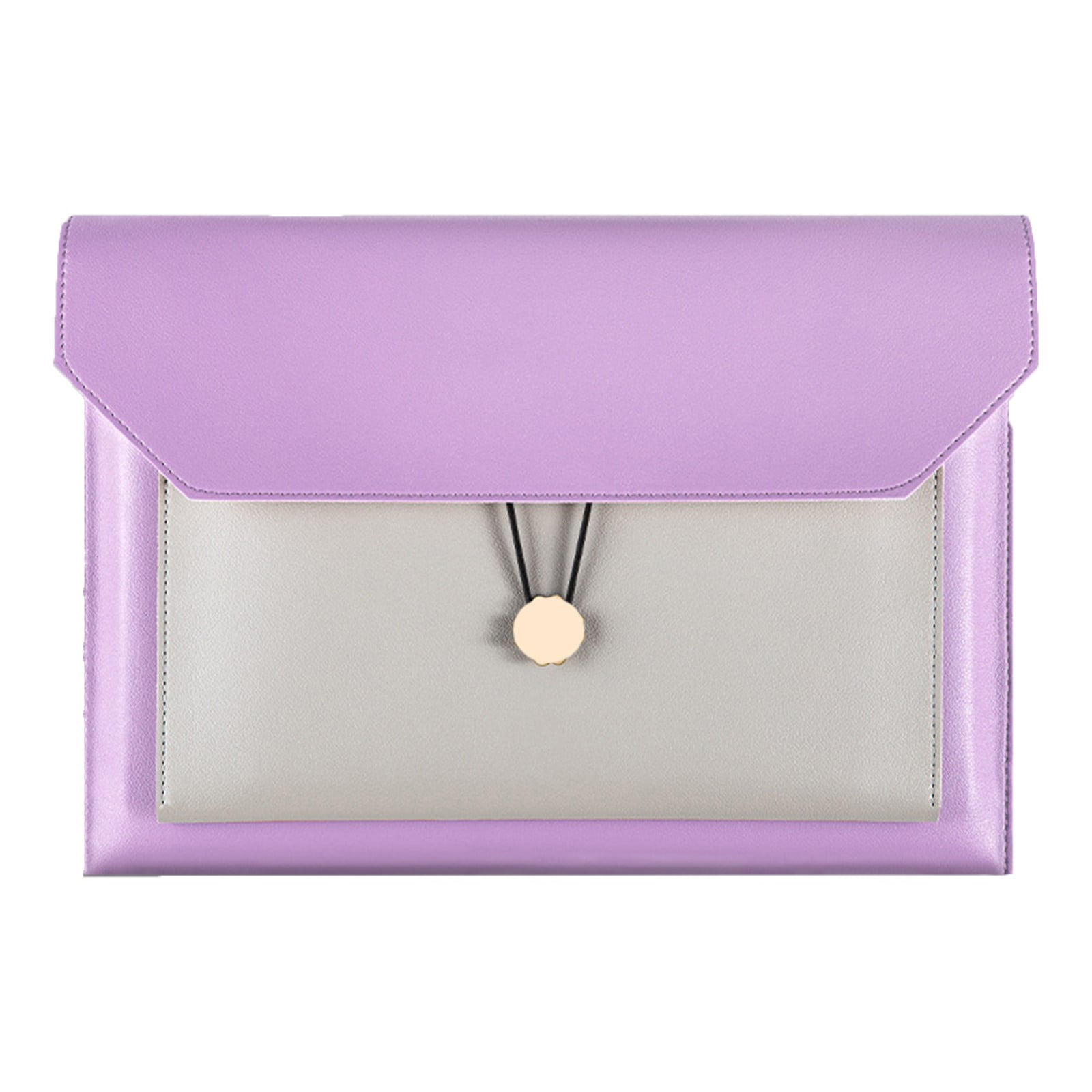 PU Leather A4 File Folder Document Holder Portfolio Envelope Folder ...