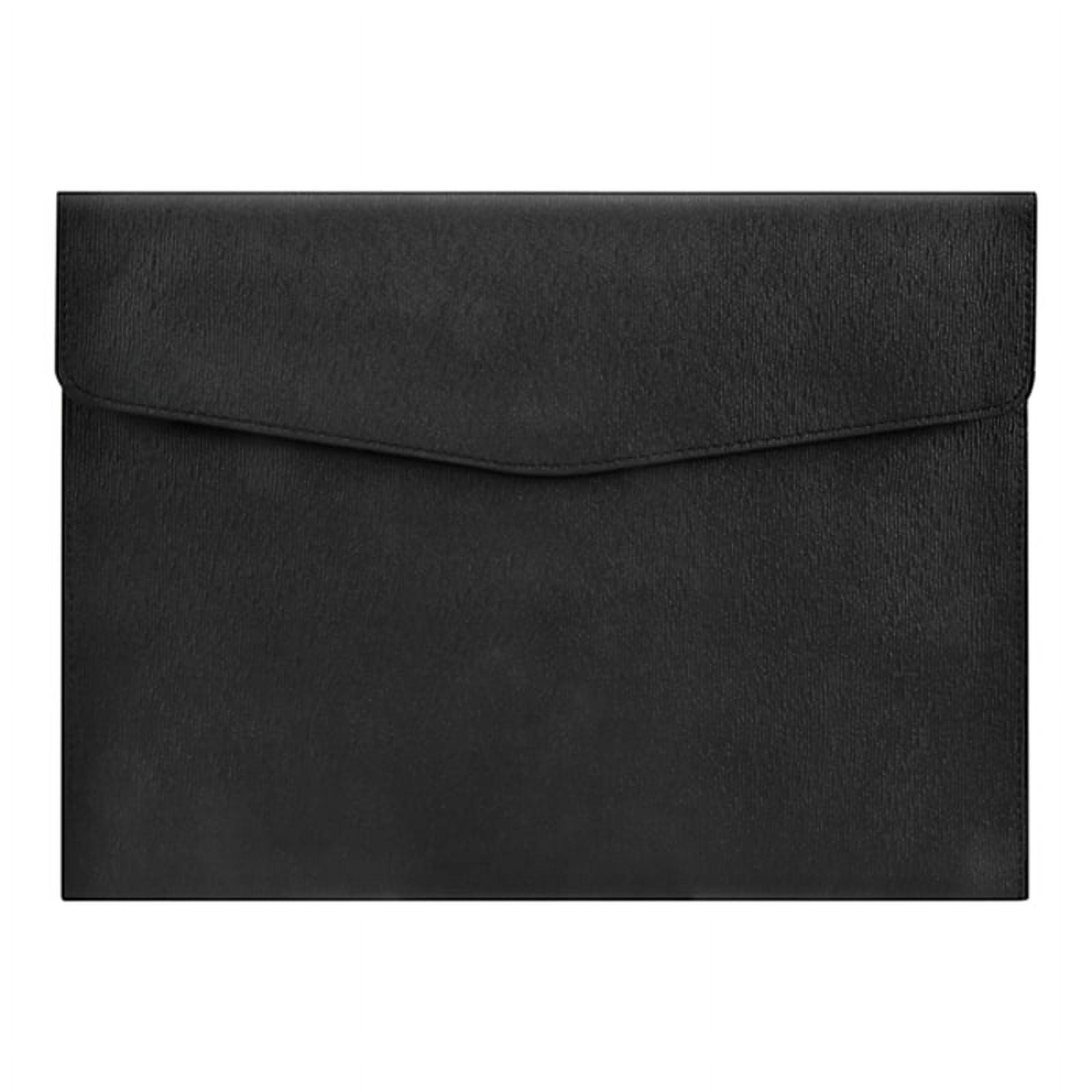 PU Leather A4 File Folder Document Holder Waterproof Portfolio Envelope ...