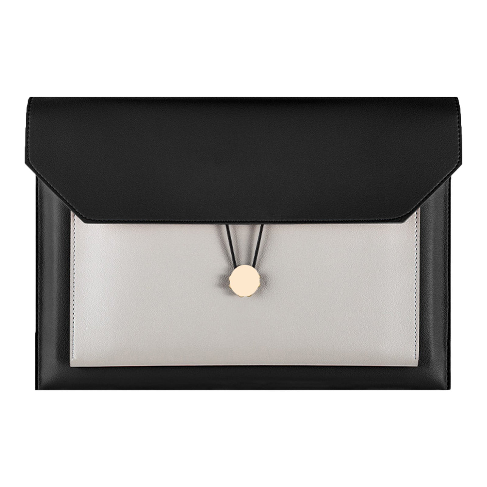 PU Leather A4 File Folder - Heavy-Duty Document Holder with 2 ...