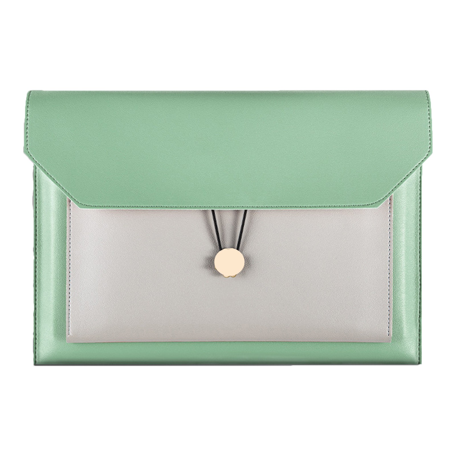 PU Leather A4 File Folder - Heavy-Duty Document Holder with 2 ...