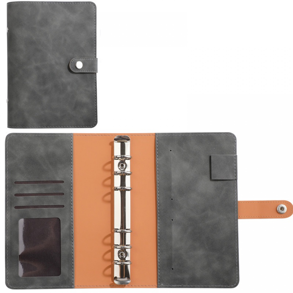 PU Leather A6 Budget Binder Planner Notebook Cover Envelopes Binder ...