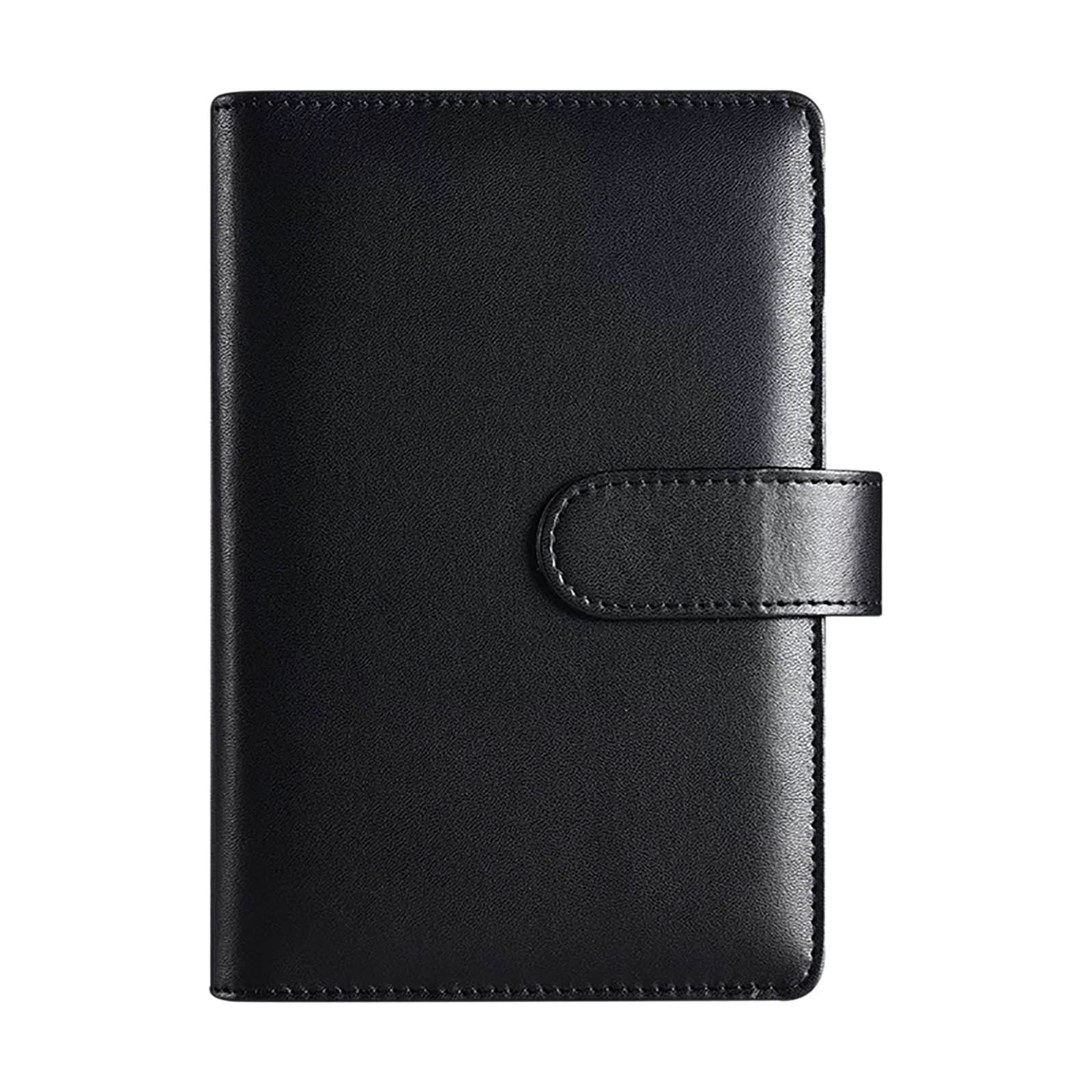 PU Leather A6 Notebook Cover - 6-Ring Refillable, Buckle Closure, for ...