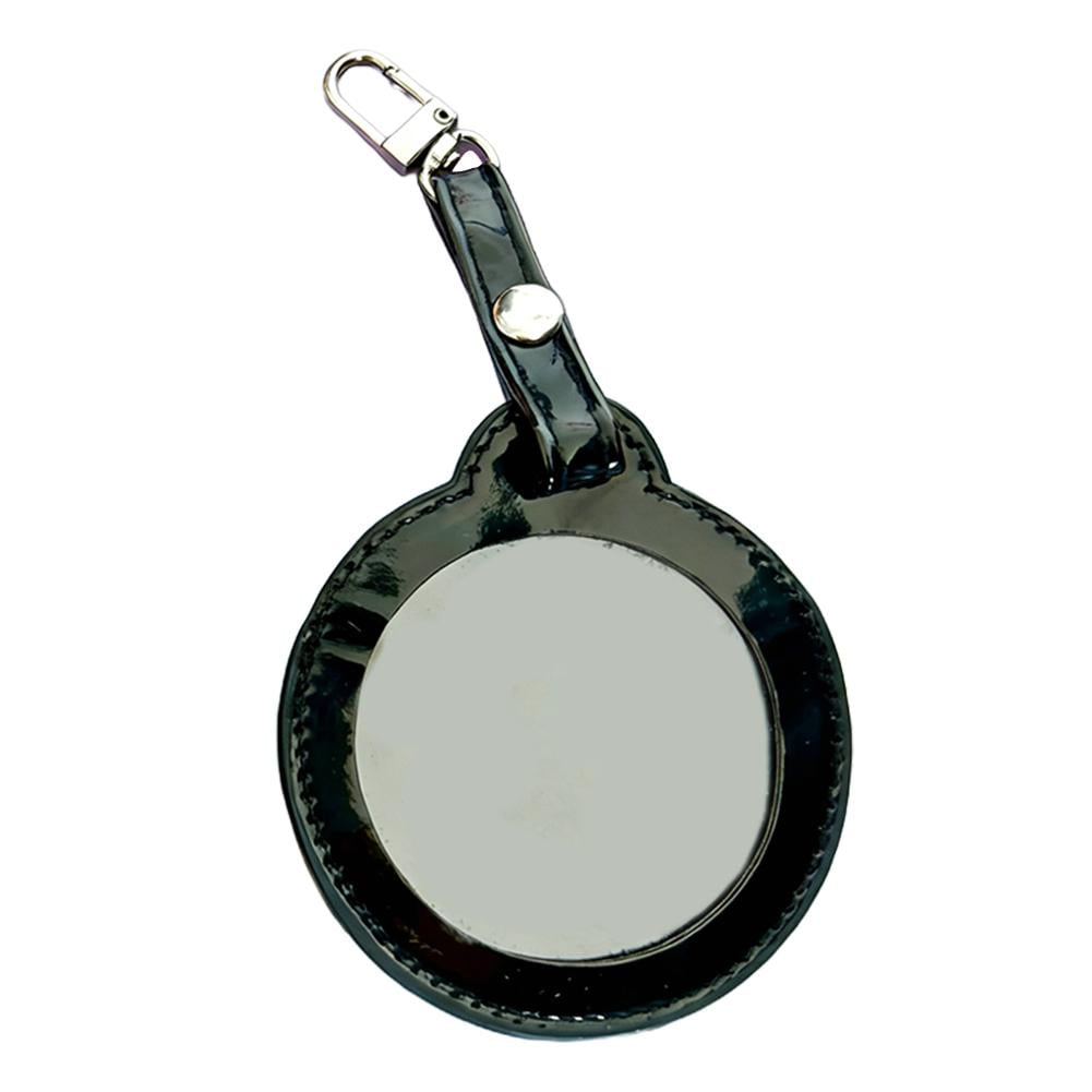 PU Leather Badge Protection Cover with Clear Window, Secure Clasp, and ...