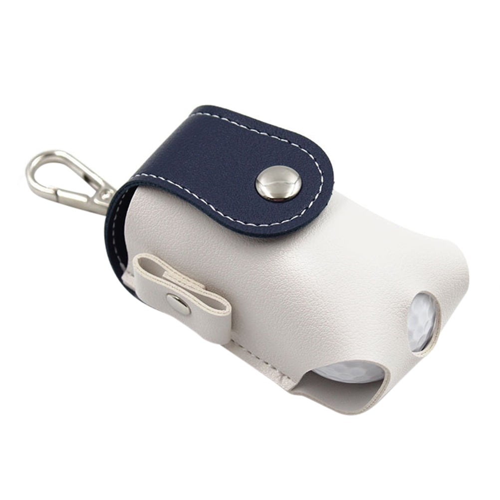 PU Leather Ball Tee Holder Pouch Bag Storage Case Divot Tool Carrier ...