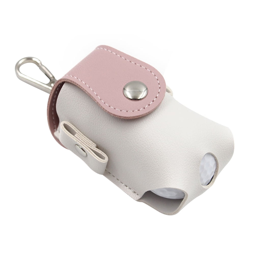 PU Leather Ball Tee Holder Pouch Bag Storage Case Divot Tool Carrier ...