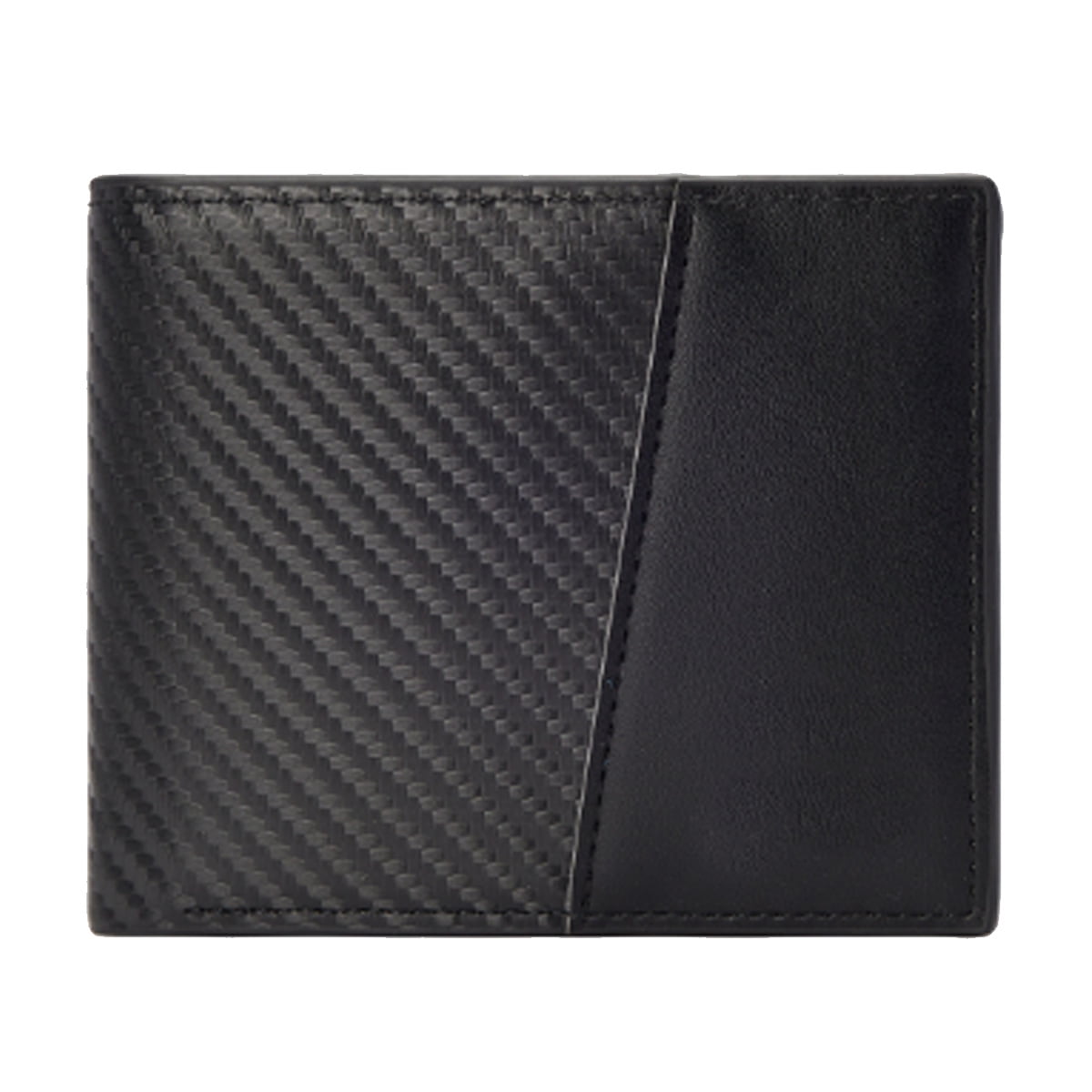 PU Leather Bifold Wallet For Men-RFID Slim Bi Fold Wallets Front Pocket ...