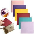 PU Leather Blank Journal Notebook 100 Sheets (200 Pages) Softcover Memo ...