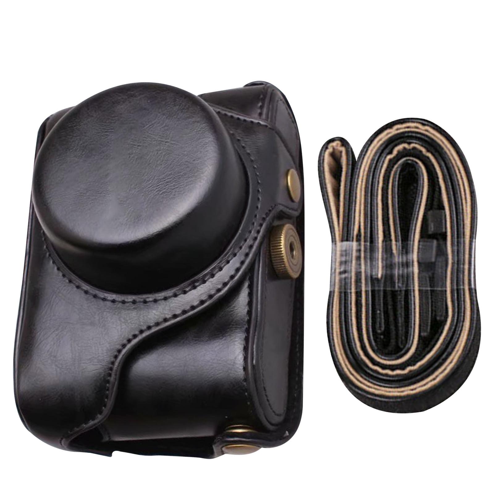 PU Leather Camera Case Bag with Shoulder Strap for Fujifilm X100 Series ...