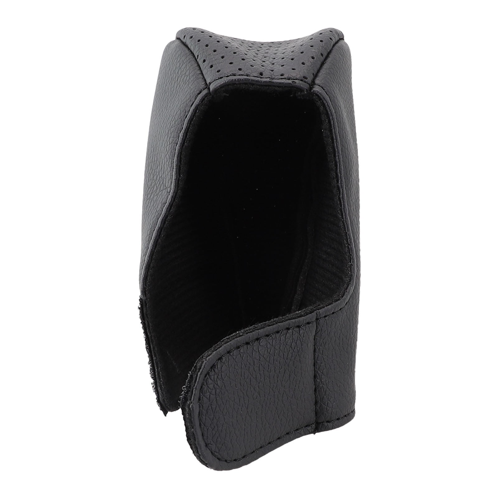 PU Leather Car Non-Slip Gear Hand Shift Knob Cover Handbrake Protector ...