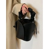 PU Leather Drawstring Bucket Bag - Walmart.com