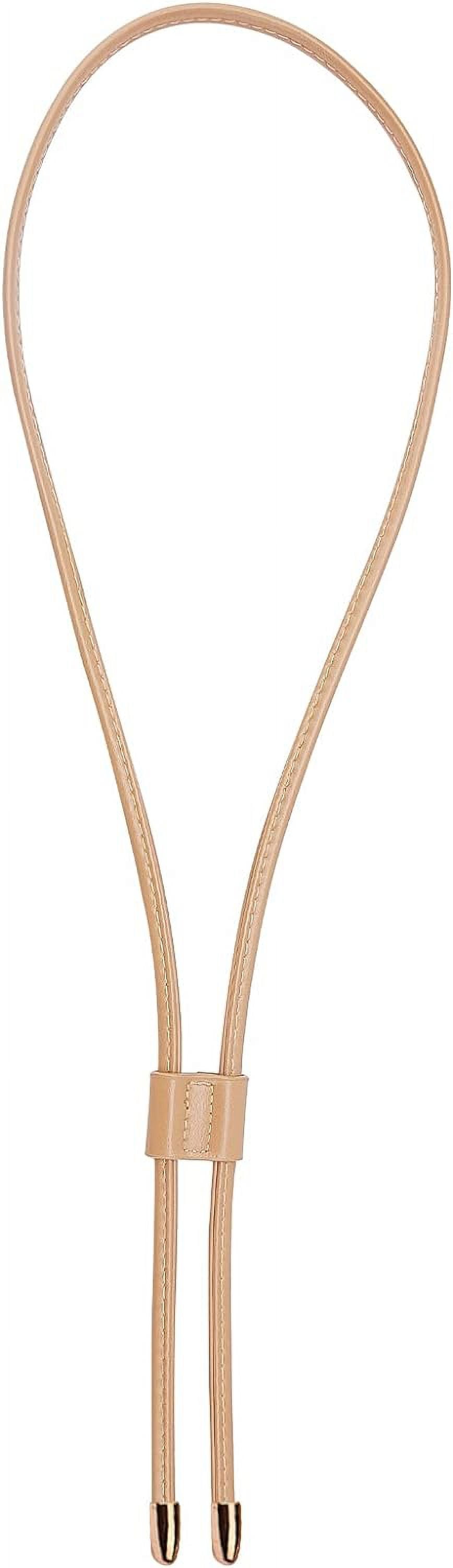 PU Leather Drawstring Pull String Purse Strap 40.1 Inch Detachable ...