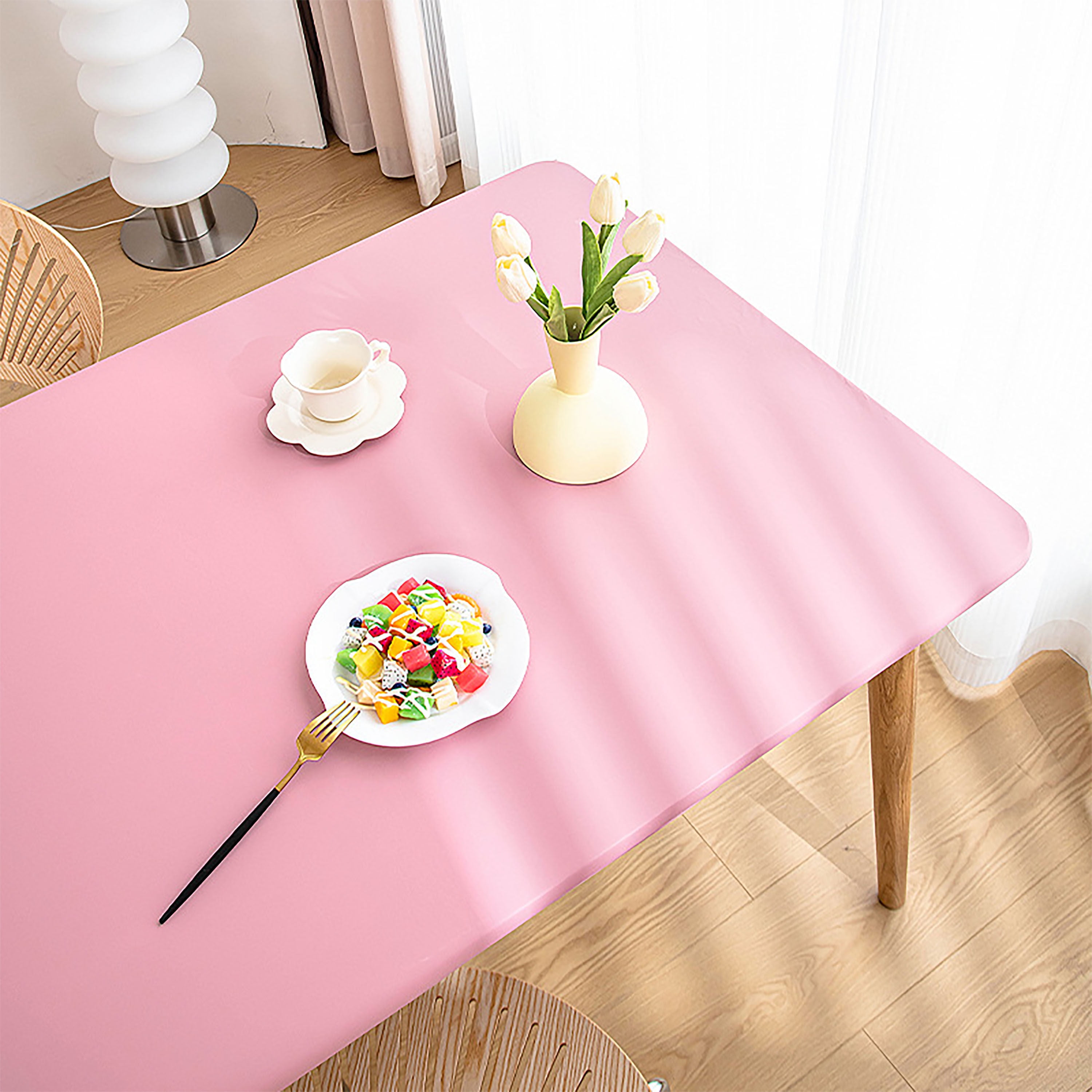 PU Leather Fitted Rectangle All-inclusive Table Covers For Dining Room ...