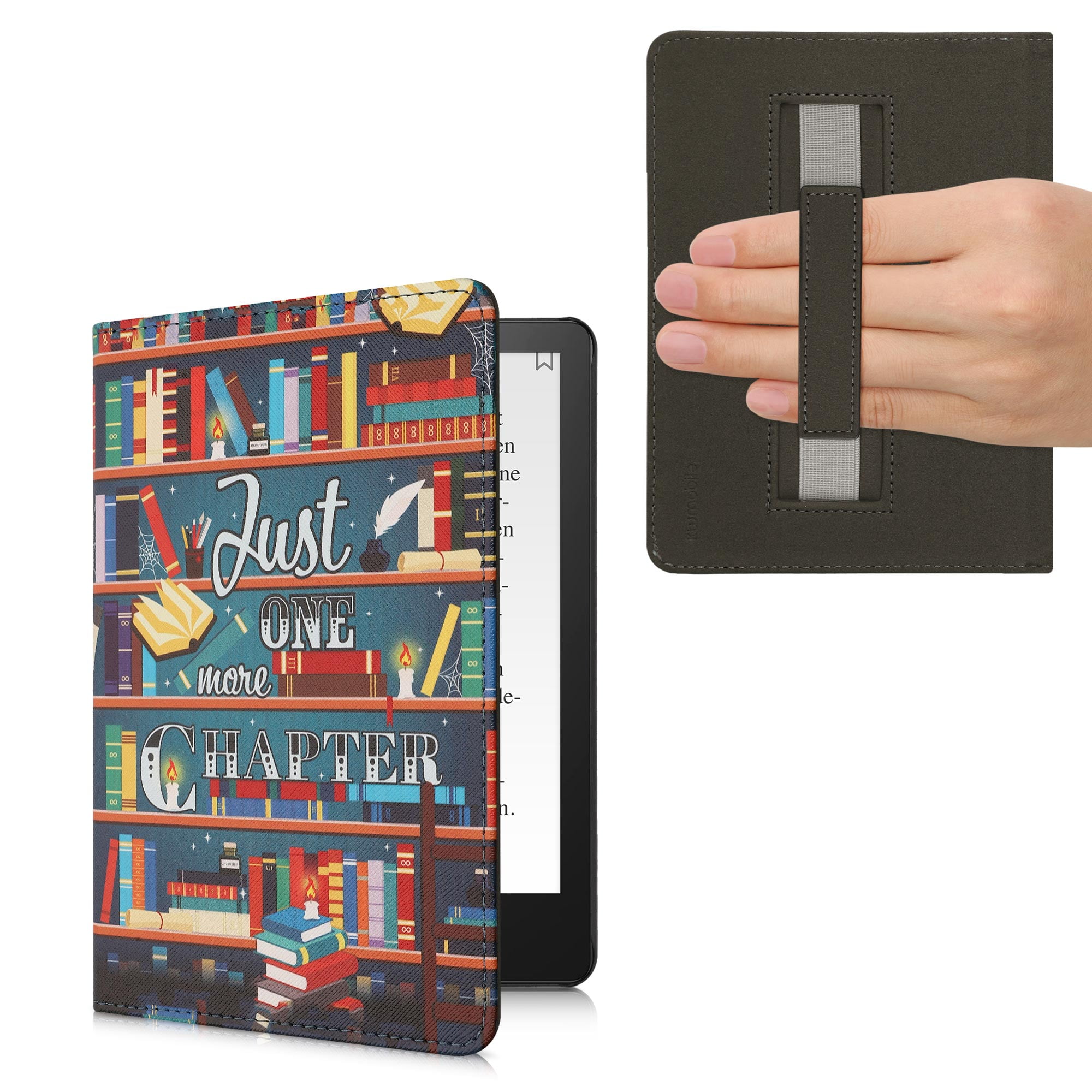 PU Leather Flip Case with Handstrap for Amazon Kindle Paperwhite 11 ...