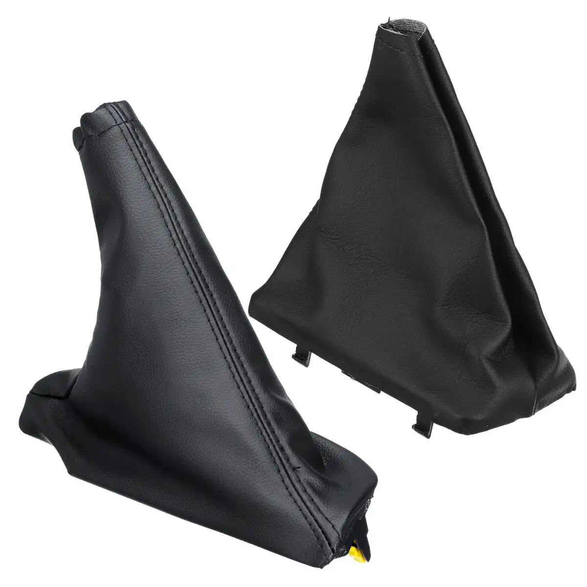 PU Leather Gear Shift Gaiter Boot Cover Handbrake Boot Cover For Ford ...