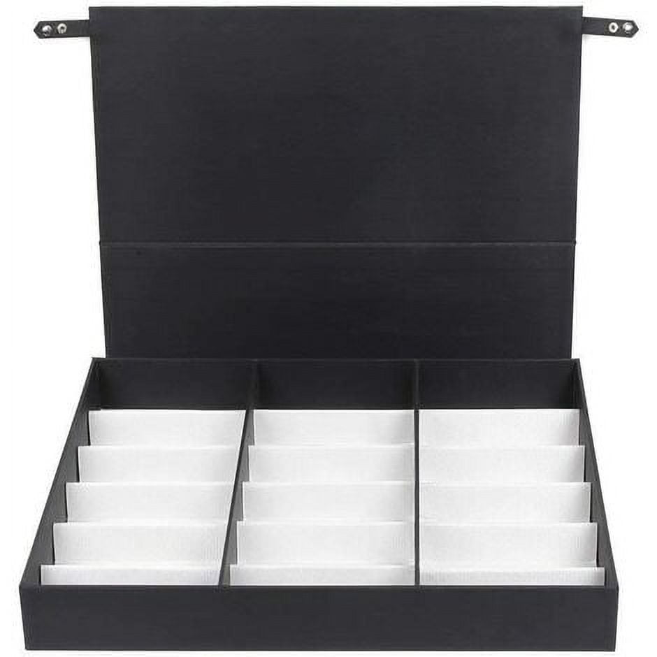 PU Leather Glasses Presentation Case, Organizer Sorting Box, Sun ...