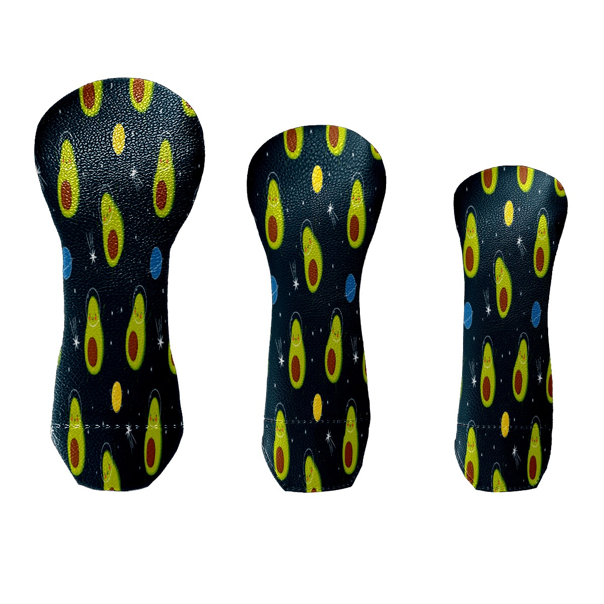 PU Leather Golf Putter Head Covers for Driver, Fairway Wood & Hybrid ...