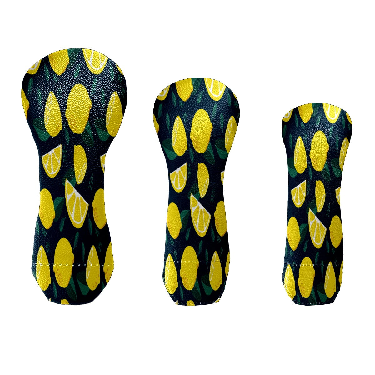 PU Leather Golf Putter Head Covers for Driver, Fairway Wood & Hybrid ...