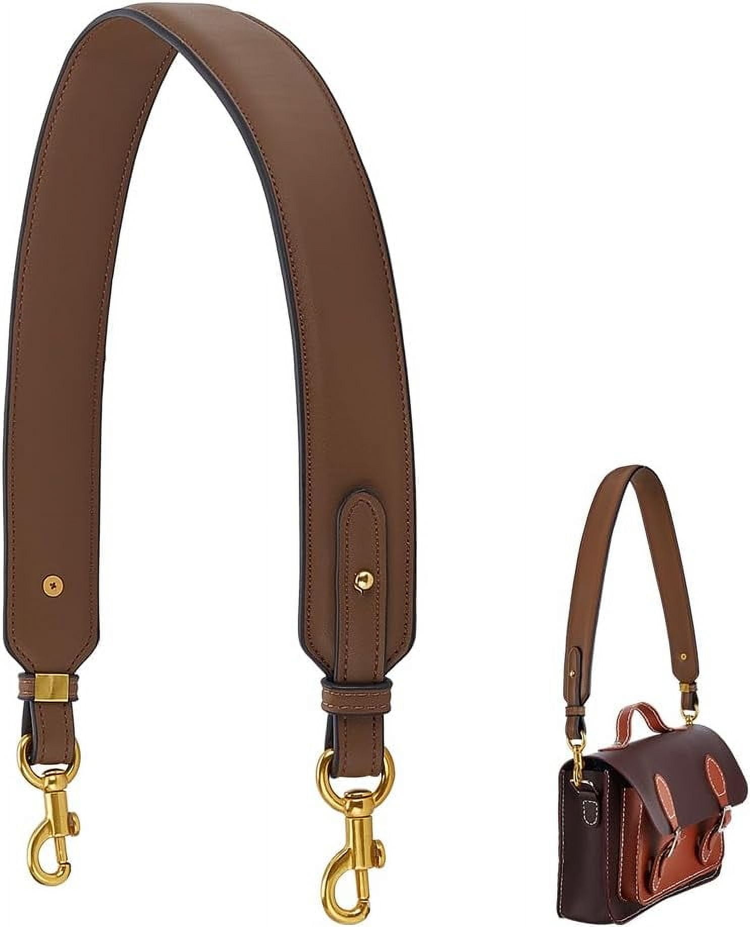 PU Leather Handbag Strap 28.3 Inch Tote Bucket Bag Strap 1.4 Inch Wide ...