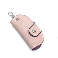 Compact Key Chain Organizer With Leather Strap, Smart Key Ring Holds 8 ...