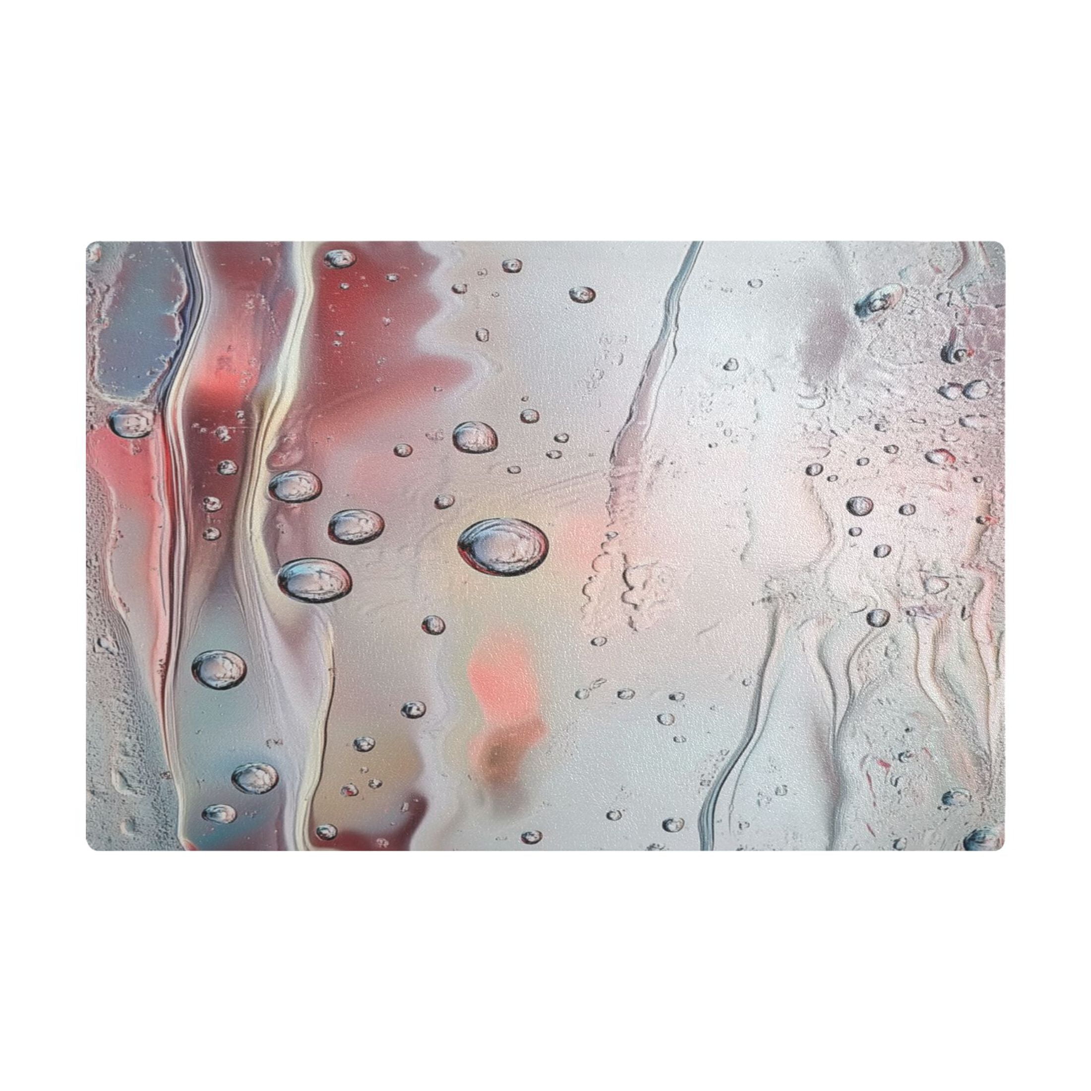 PU Leather Kitchen Drying Mat with Silica Gel Core Coffee Bar Pad Dual ...