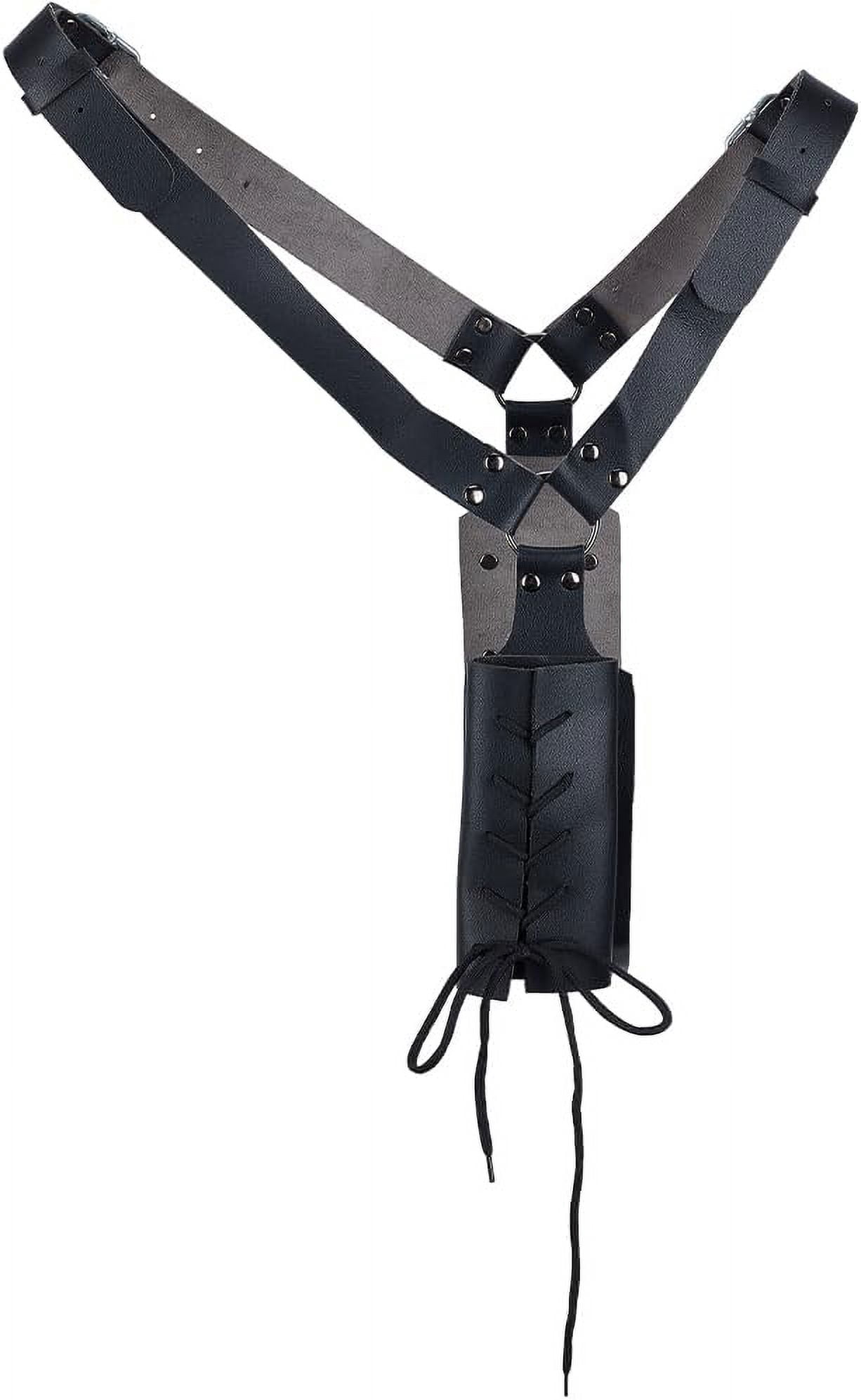 PU Leather Knife Sheaths with Iron Findings Waist Belt Holder Retro ...
