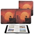 PU Leather Photo Album with 20 Self-Adhesive Pages 3-Ring Binder DIY ...