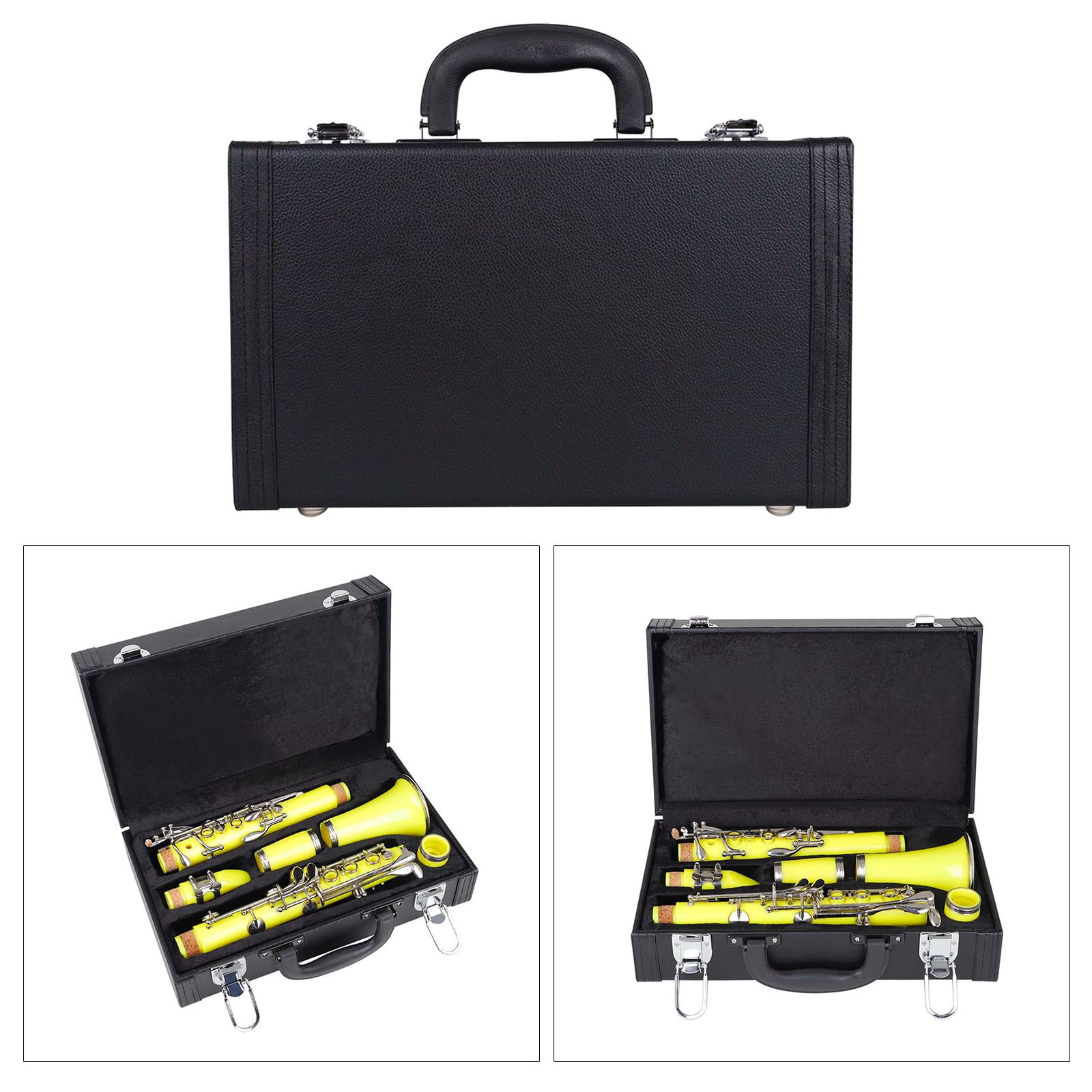 PU Leather Professional Clarinet Case, Portable, Padded, Shockproof ...