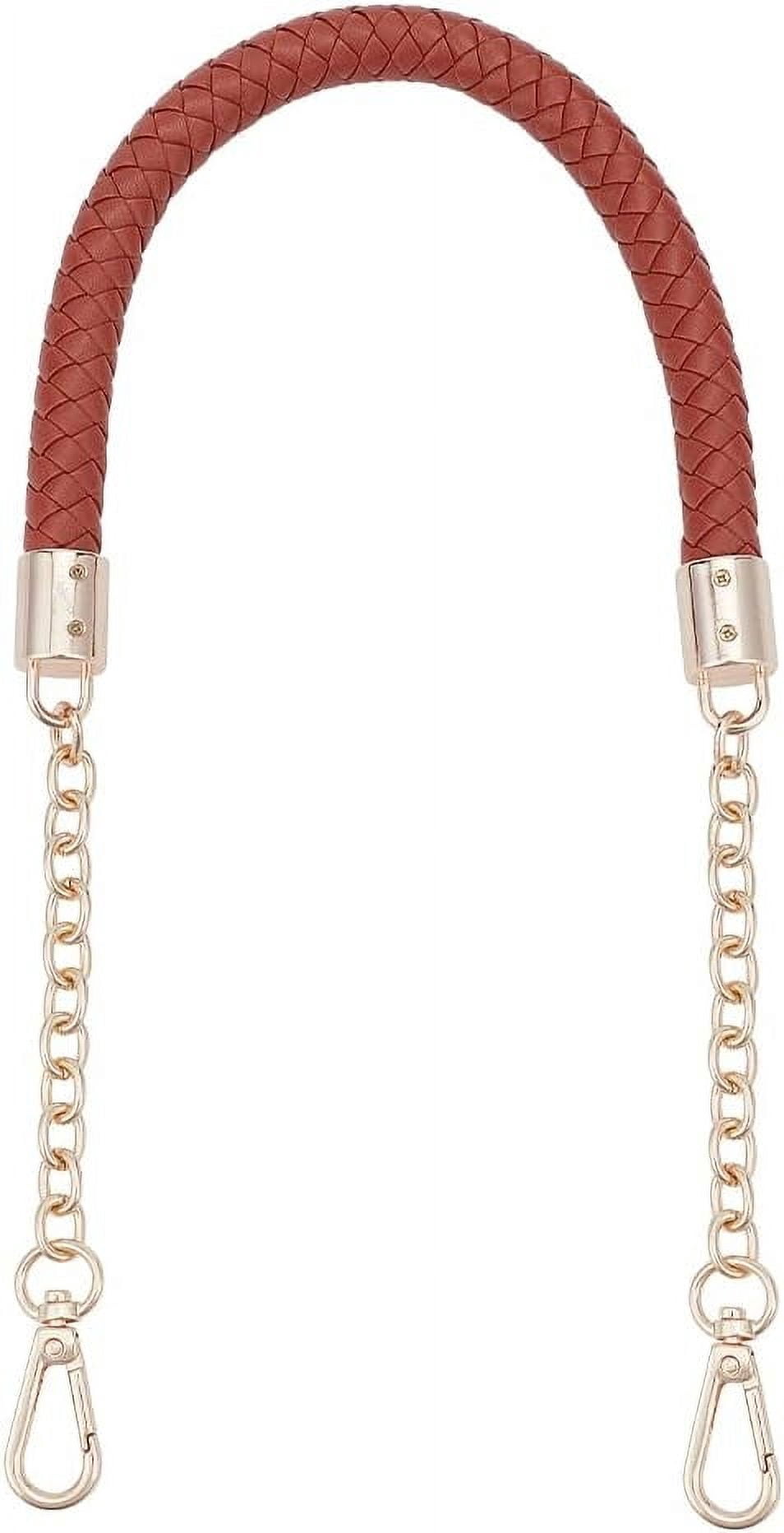 PU Leather Purse Handle Chain 23.8 Inch Bag Chain Handle Short Handbag ...