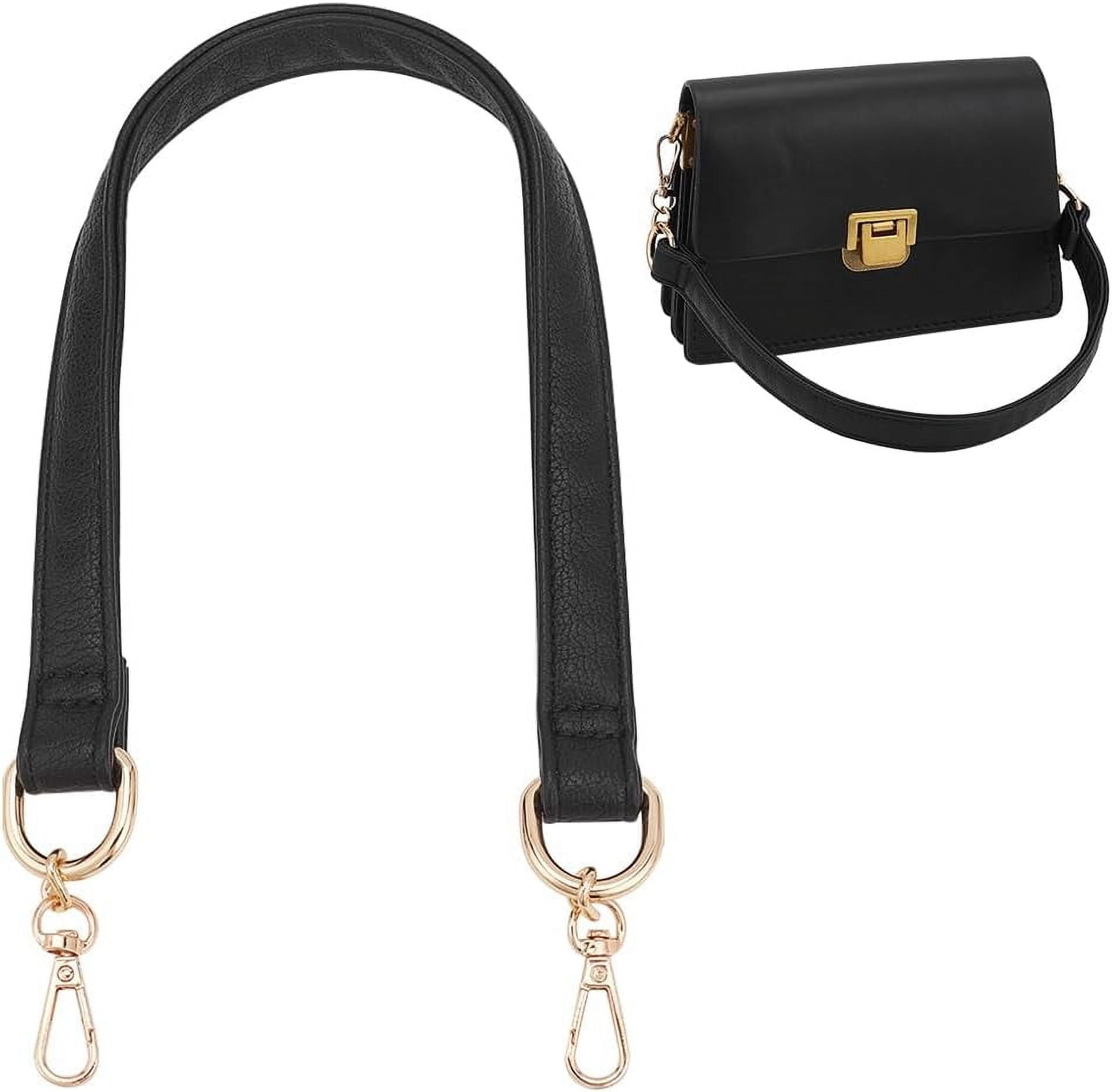 PU Leather Purse Handles 20.27 Inch PU Leather Handbag Short Clutch Bag ...