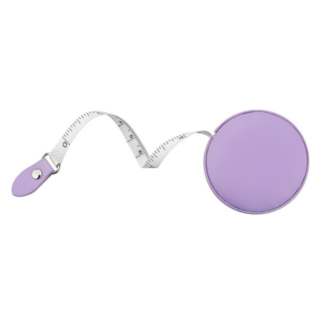 Pu Leather Sewing Tape Measure Body Measuring With Push Button